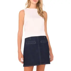 Vince Camuto Rib Tank - New Ivory
