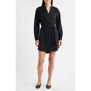 Bella Dahl Long Sleeve Belted Mini Dress