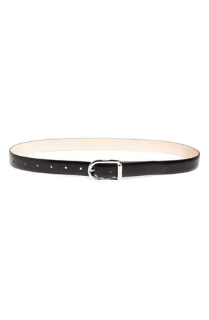 DEHANCHE Mija Leather Belt Black/silver