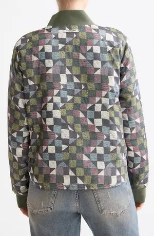 Scotch & Soda Reversible Quilted Bomber Jacket