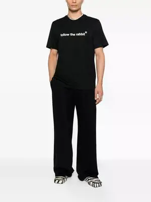 MSGM Graphic-print T-shirt - Black
