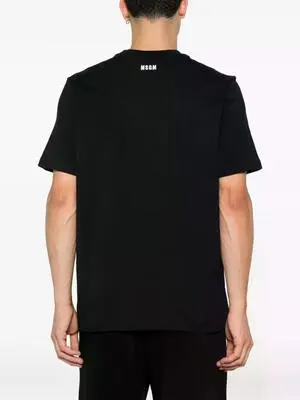 MSGM Graphic-print T-shirt - Black