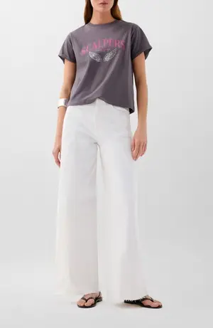 SCALPERS Printed Short Sleeve T-shirt