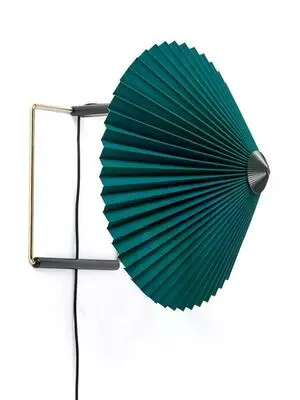 HAY Pleated-shade Wall Lamp - Green