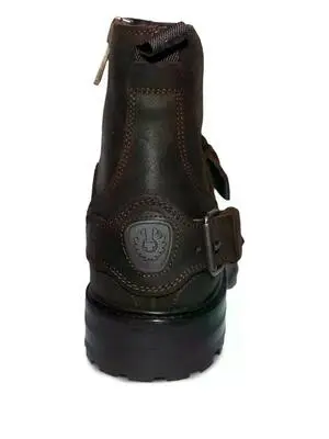Belstaff Leather Buckle-strap Boots