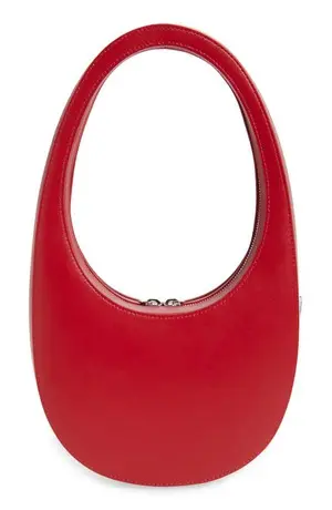Coperni Swipe Leather Handbag - Red Red