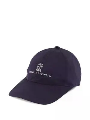 Brunello Cucinelli Logo-print Baseball Cap - Blue