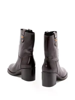 TWINSET Block-heel Leather Boots