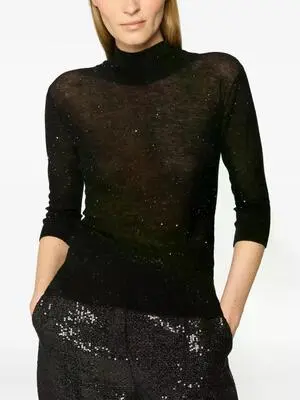 GENNY Sequin-embellished Top