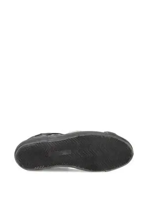 Philippe Model Prsx Suede-panelled Low-top Sneakers - Black