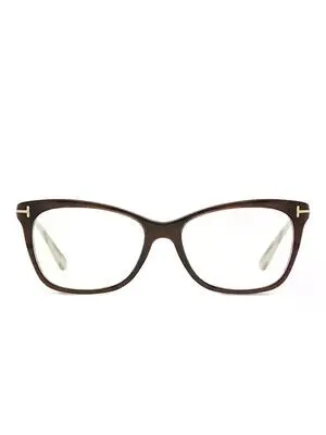 TOM FORD Cat-eye Frame Glasses - Brown