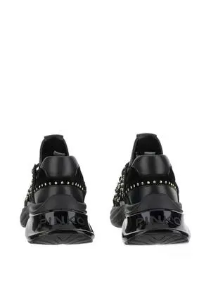 Pinko Rhinestone-embellished Lace-up Sneakers