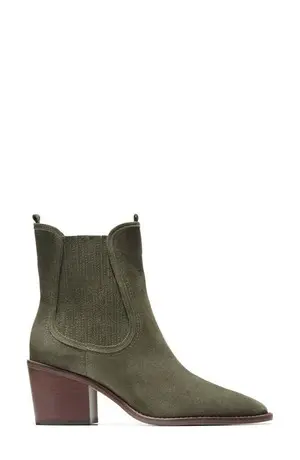 Cole Haan Janelle Chelsea Boot - Olive Night Suede