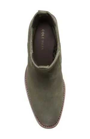 Cole Haan Janelle Chelsea Boot - Olive Night Suede