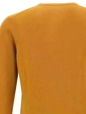 KANGRA Ribbed Crew-neck Sweater - Yellow