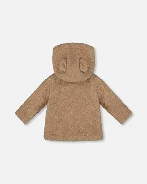 DEUX PAR DEUX Bear Hooded Zip Jacket