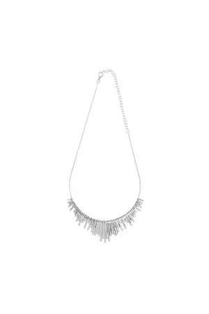 LUCY QUARTERMAINE Multi Key Necklace - Sterling Silver