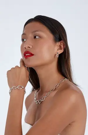 LUCY QUARTERMAINE Volcan Bracelet - Sterling Silver