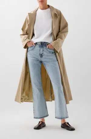 SCALPERS Ankle Stitching Denim Pant