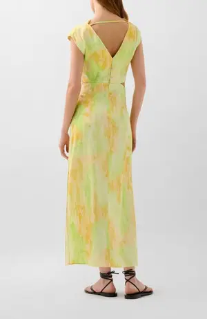 SCALPERS Tie-dye Print Sleeveless Dress