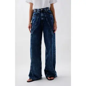 Scalpers Wide Leg Bottoms For Women