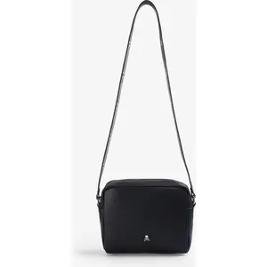SCALPERS Crossbody Bag With Perforated Details - Black
