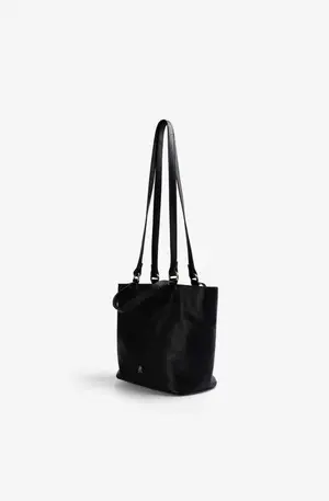 SCALPERS Basic Leather Multi-position Bag - Black