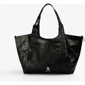 SCALPERS Cotton Shopper Bag With Glitter Finish