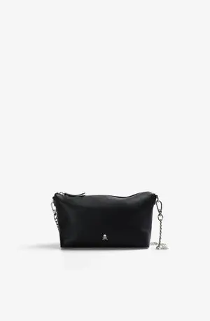 SCALPERS Leather Bag With Detachable Chain Strap