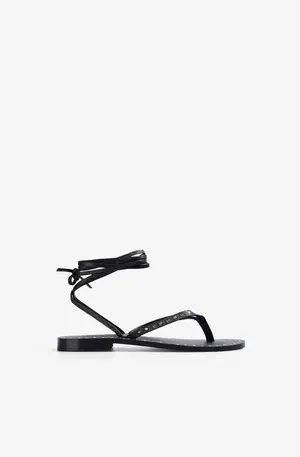 SCALPERS Bari Studded Heeled Sandals - Black