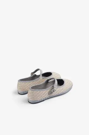 SCALPERS Rustic Strap Slipper - Silver