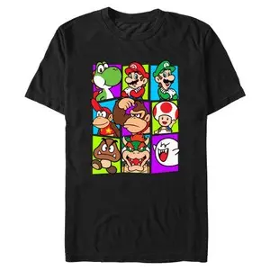 NINTENDO Mario Cast Graphic T-shirt