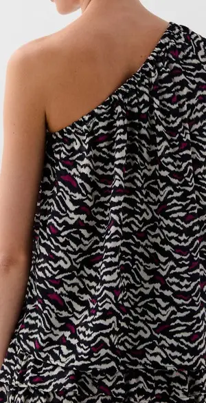 SCALPERS Ruffle Mini Shirt