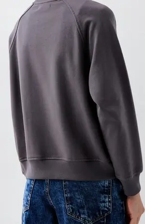 SCALPERS Skull Print Cotton Sweatshirt