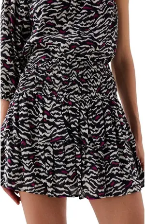 SCALPERS Ruffle Mini Skirt - Black