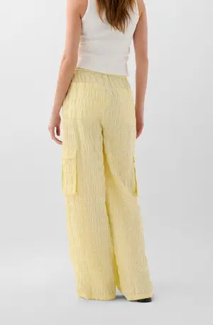 SCALPERS Check Trousers - Yellow