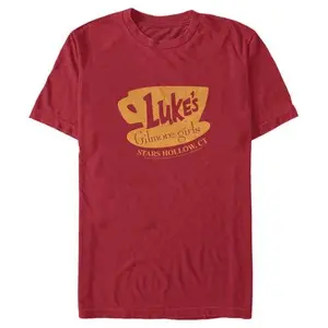 GILMORE GIRLS Distressed Luke's Diner Logo Graphic T-shirt