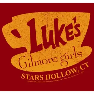GILMORE GIRLS Distressed Luke's Diner Logo Graphic T-shirt
