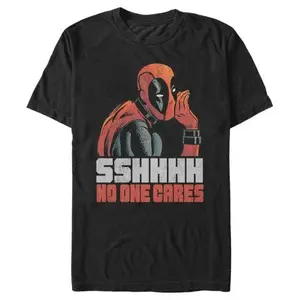 MARVEL Deadpool No One Cares Graphic T-shirt