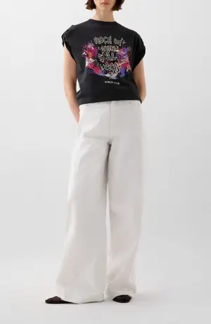 SCALPERS Rock On' Logo T-shirt - Darkgrey