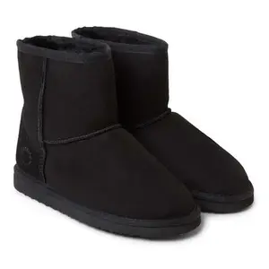 DEARFOAMS Fireside Rosebery Shearling Boots - Black