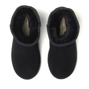 DEARFOAMS Fireside Rosebery Shearling Boots - Black