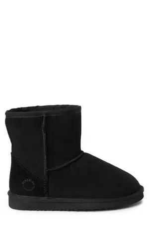 DEARFOAMS Fireside Rosebery Genuine Shearling Pull-on Boots - Black