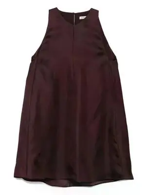 Khaite Sleeveless Silk Dress - Red