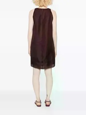 Khaite Sleeveless Silk Dress - Red