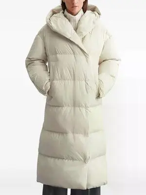 Marc O'polo Hooded Quilted Puffer Coat - Neutrals