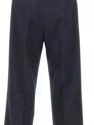 PT TORINO Single-pleat Wool Trousers - Blue