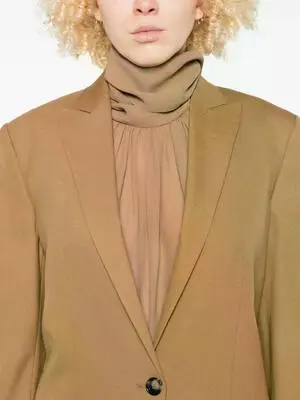 Alberta Ferretti Single-breasted Blazer - Neutrals
