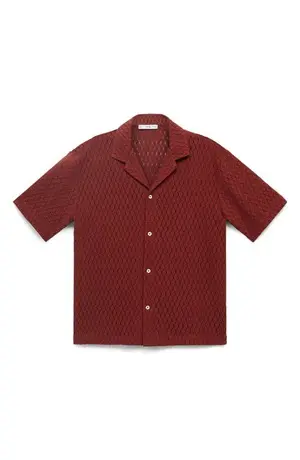 Mango Open Stitch Knit Shirt