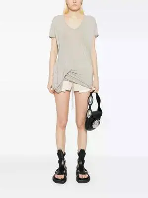 Rick Owens Asymmetric-edge T-shirt